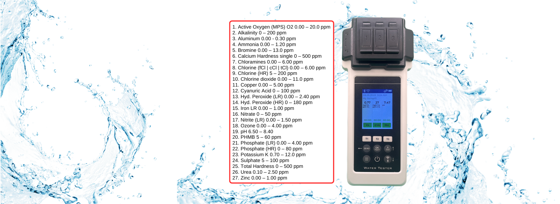 PoolWaterLAB - Benchmark for Quality and Reliability